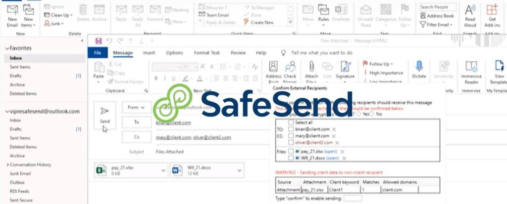 SafeSend: Simplifying and Securing Email Communications for Professionals